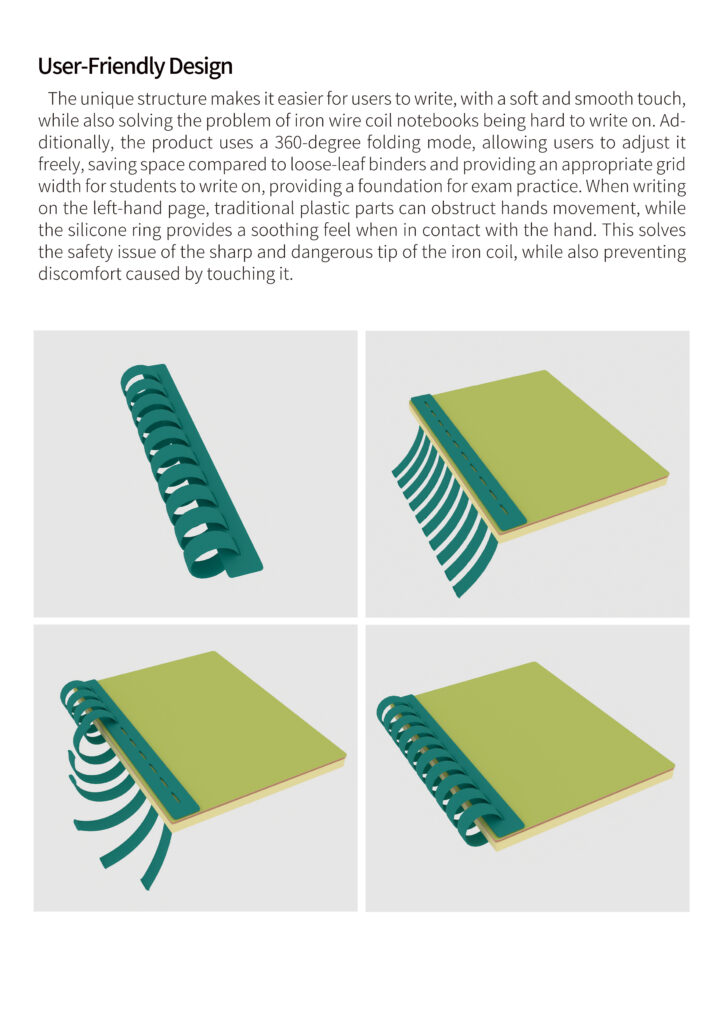 SILICONE SOFT RING REUSABLE NOTEBOOK - Vikko